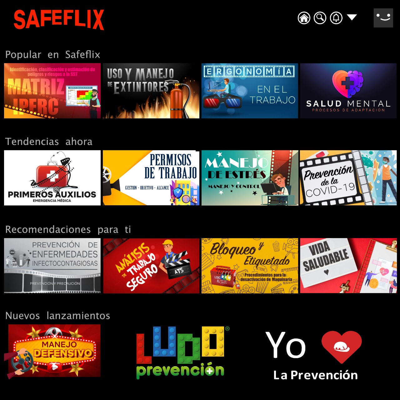 Safeflix - LudoPrevención Perú